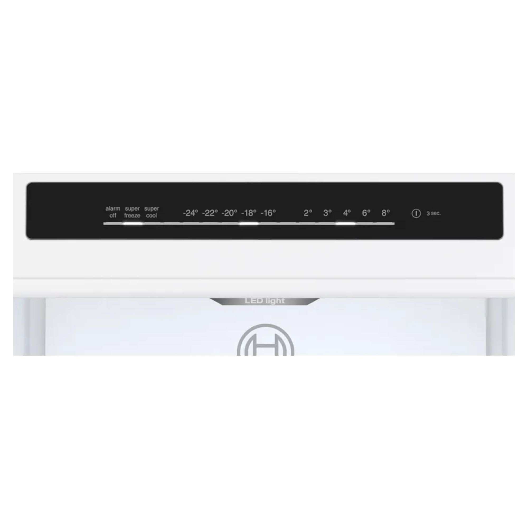 Bosch KGN362LDFG 60cm NoFrost Fridge-Freezer In White | Hughes