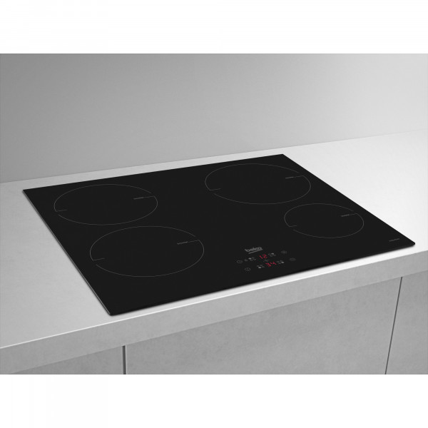 Beko HII64400MT 600mm Integrated Induction Hob - Black | Hughes