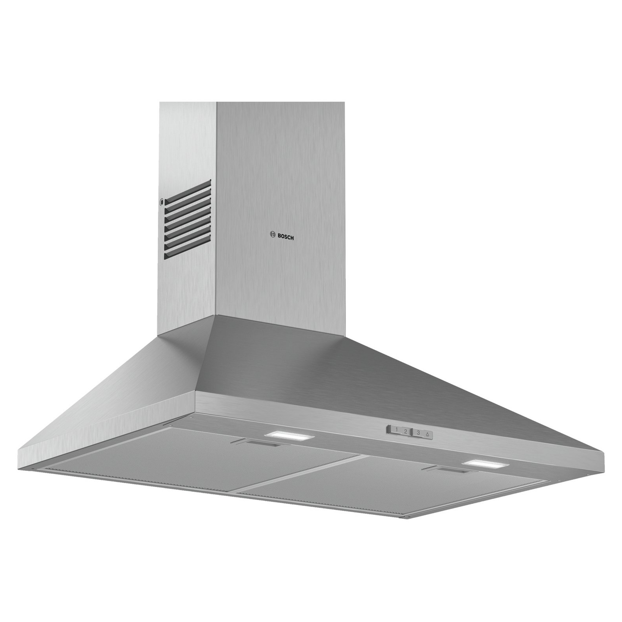 Bosch DWP74BC50B 750mm Chimney Cooker Hood - Steel | Hughes