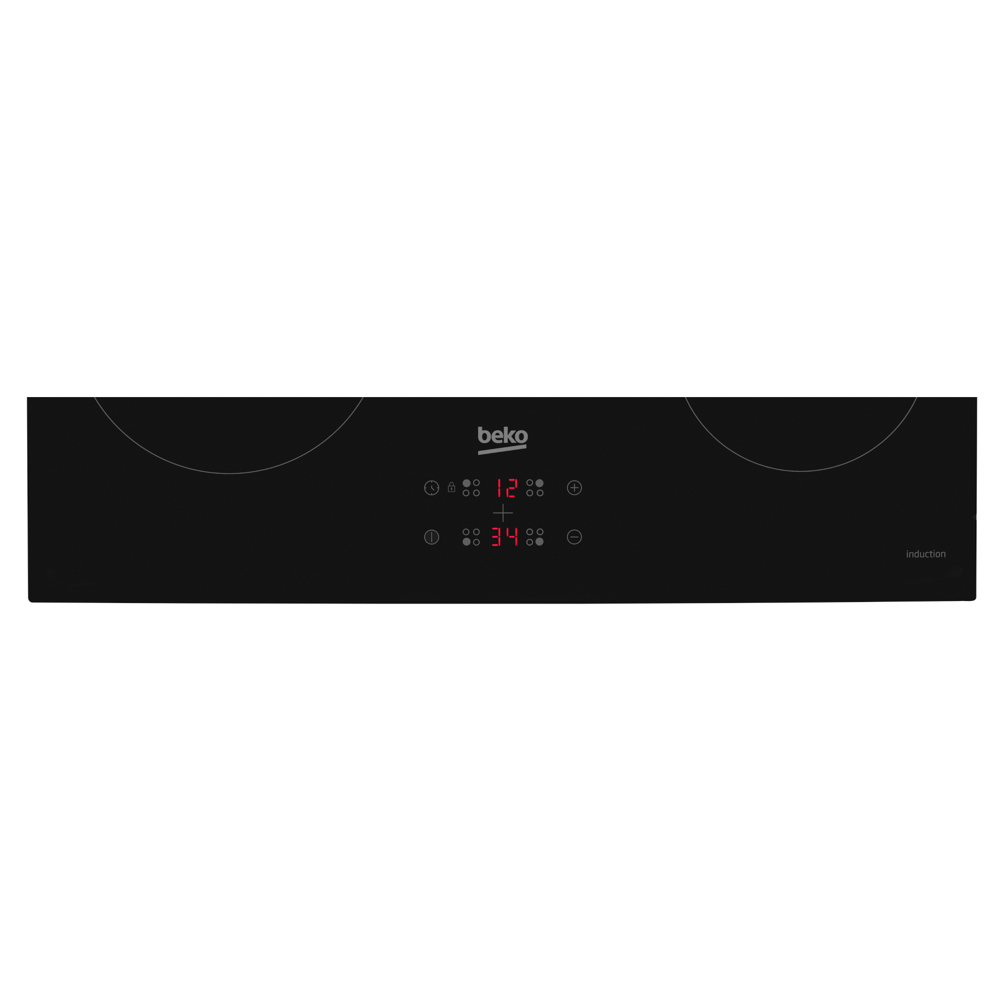 Beko HII64400MT 600mm Integrated Induction Hob - Black | Hughes